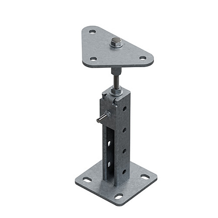 Купить опора регулируемая для фальшпола, 3 стороны, гальван. цинк | Ostec.ru